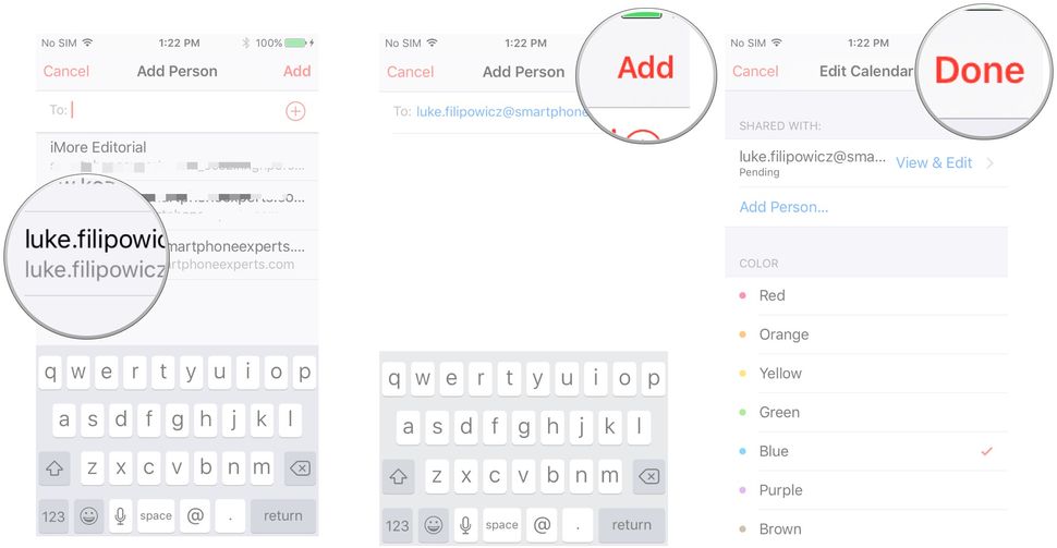 How to share events with Calendar for iPhone and iPad | iMore