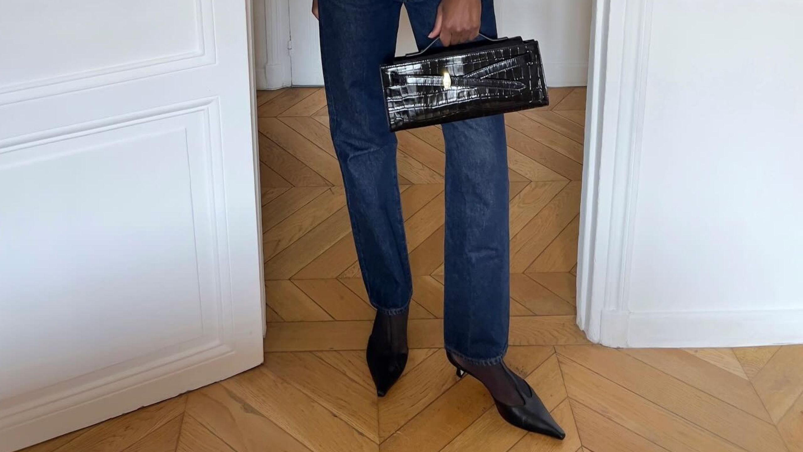 Cool Girls Are Backing the Tights-Under-Jeans Trend in 2026 | Who What Wear
