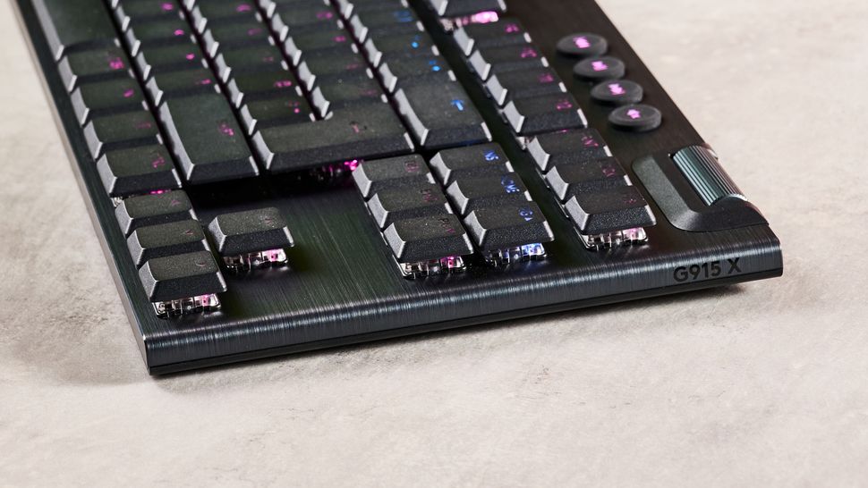 Logitech G915 X Lightspeed TKL review: A clicky keyboard with competent ...