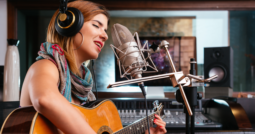 “The best placement for a vocal mic is actually slightly above your ...