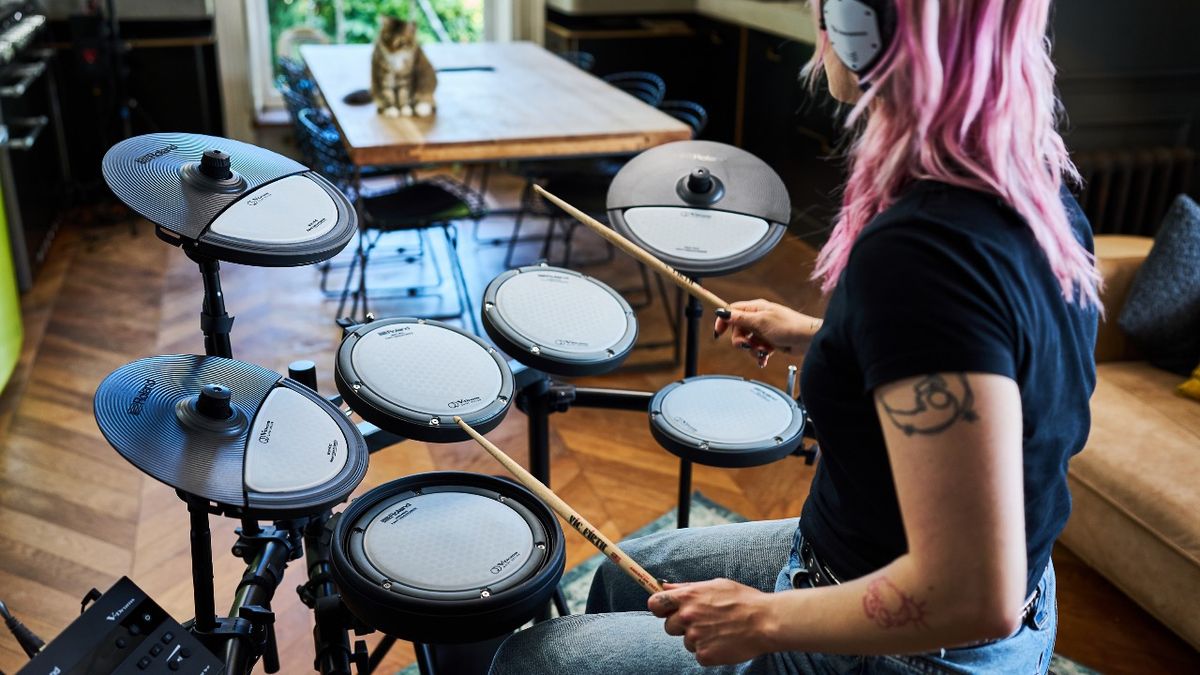 Roland just unveiled its V-Drums Quiet Design VQD106 kits, delivering ...