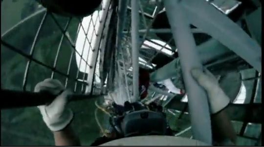 Broadcast Tower Repairman’s Free Climb Captured on Video | TV Tech