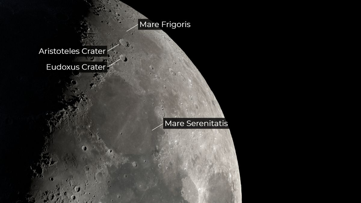 3 beautiful lunar craters to discover through the half-lit first ...