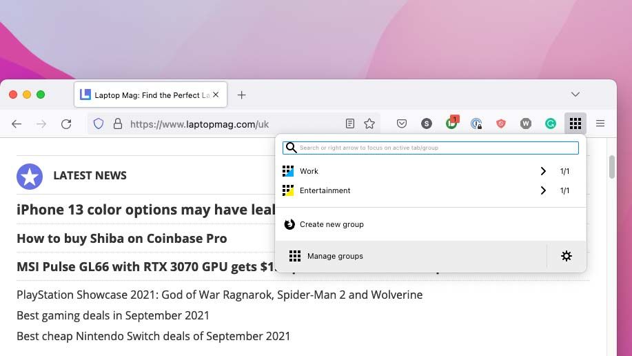How to group tabs on Chrome, Firefox, Safari, and Edge | Laptop Mag