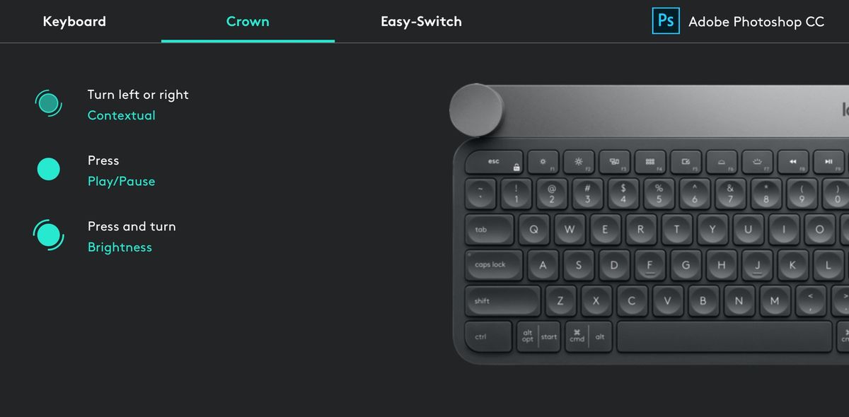 Logitech Craft keyboard has an amazing built-in Surface Dial | Windows ...
