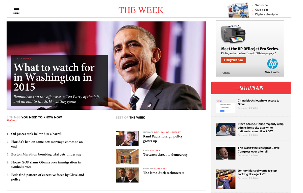 Welcome to the new TheWeek.com! | The Week