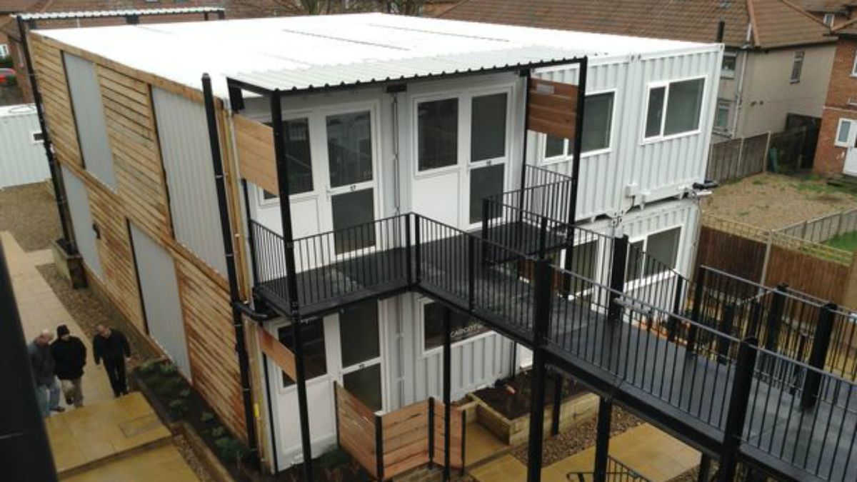 The councils using shipping containers to house homeless children | The ...