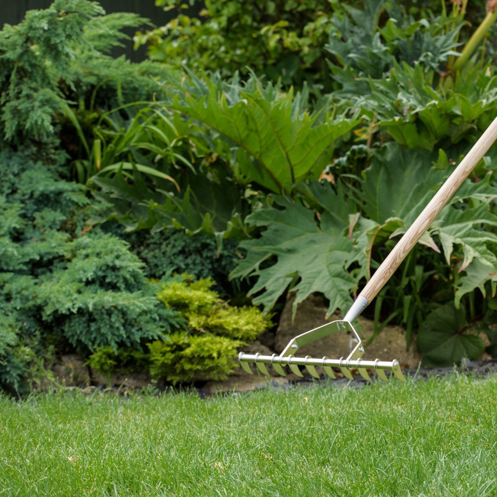 How to aerate a lawn to let nutrients and water reach it | Ideal Home