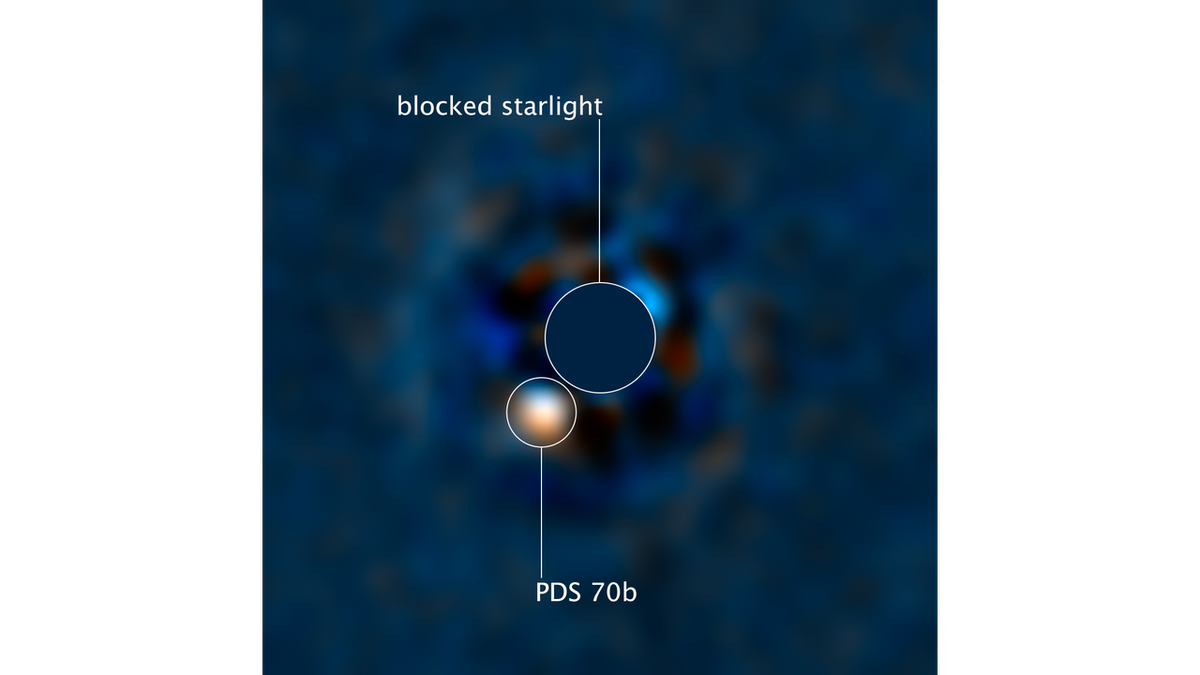The youngest exoplanet found by the Hubble telescope is the size of ...