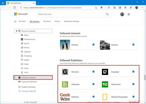 How to use the Windows 10 news and interests taskbar widget | Windows ...