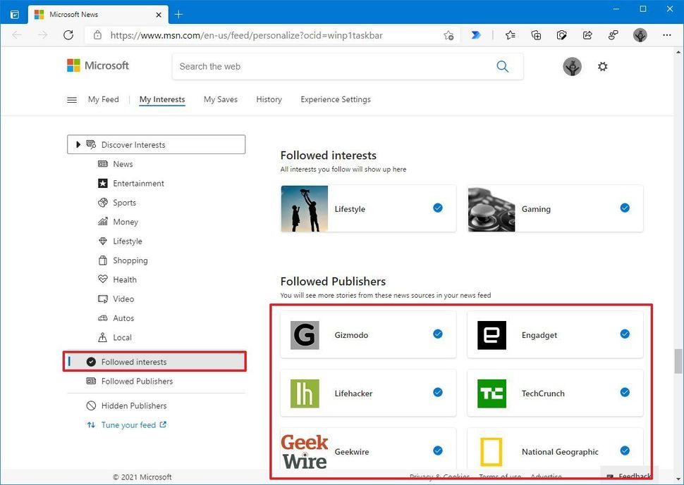How to use the Windows 10 news and interests taskbar widget | Windows ...