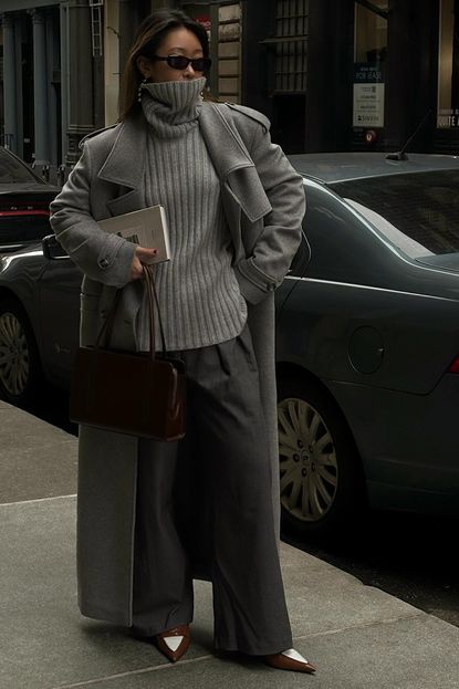 14 Ways Stylish Women Are Wearing Gray Outfits | Who What Wear