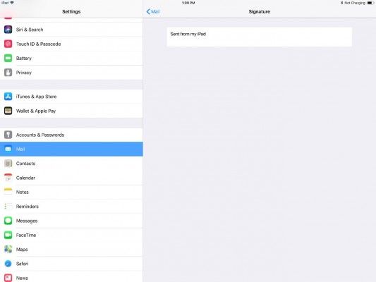 How to Remove or Change the 'Sent from my iPad' Signature | Laptop Mag