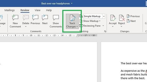 How to track changes in Word | Tom's Guide