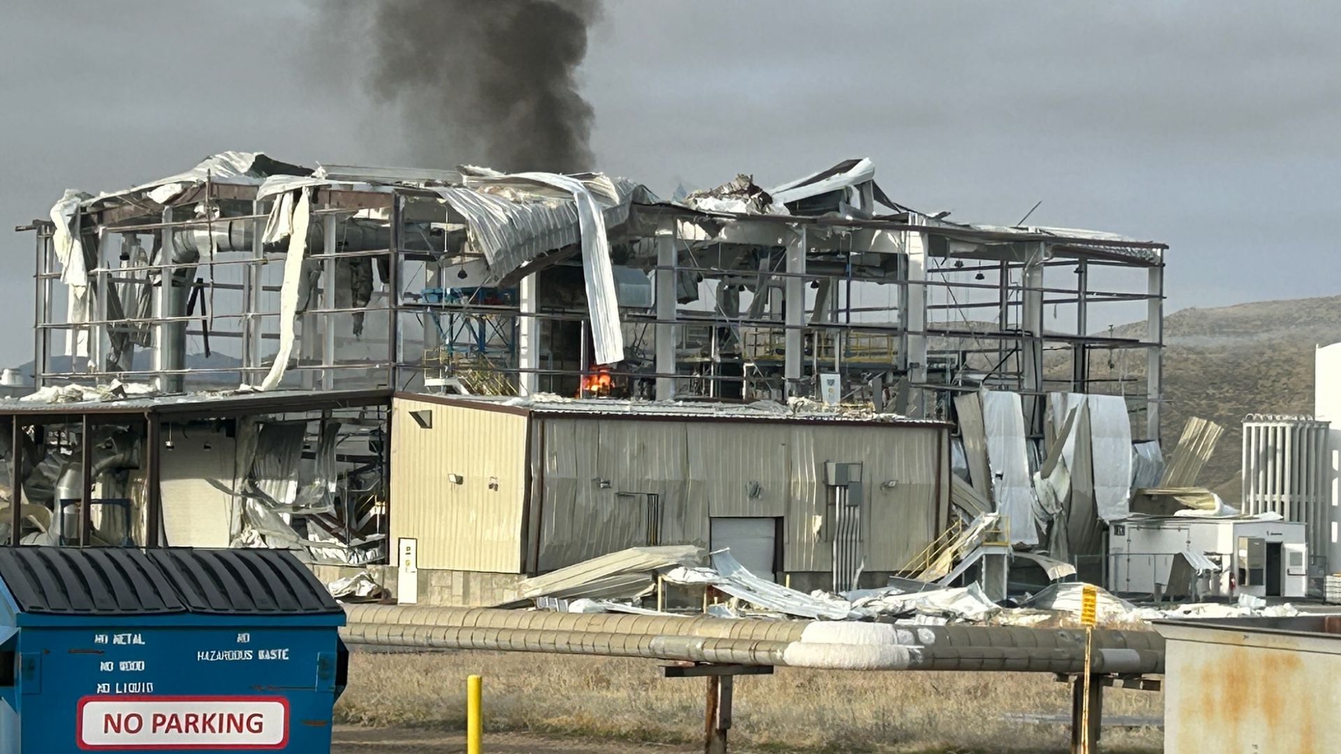 Explosion destroys building at Northrop Grumman rocket test site in ...