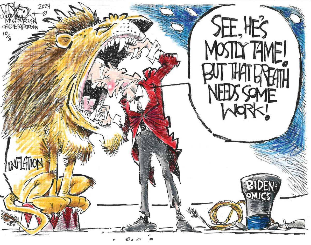 Today's political cartoons - October 3, 2023 | The Week