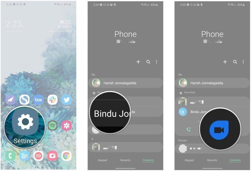 How to use Google Duo in the Galaxy S20 phone dialer | Android Central