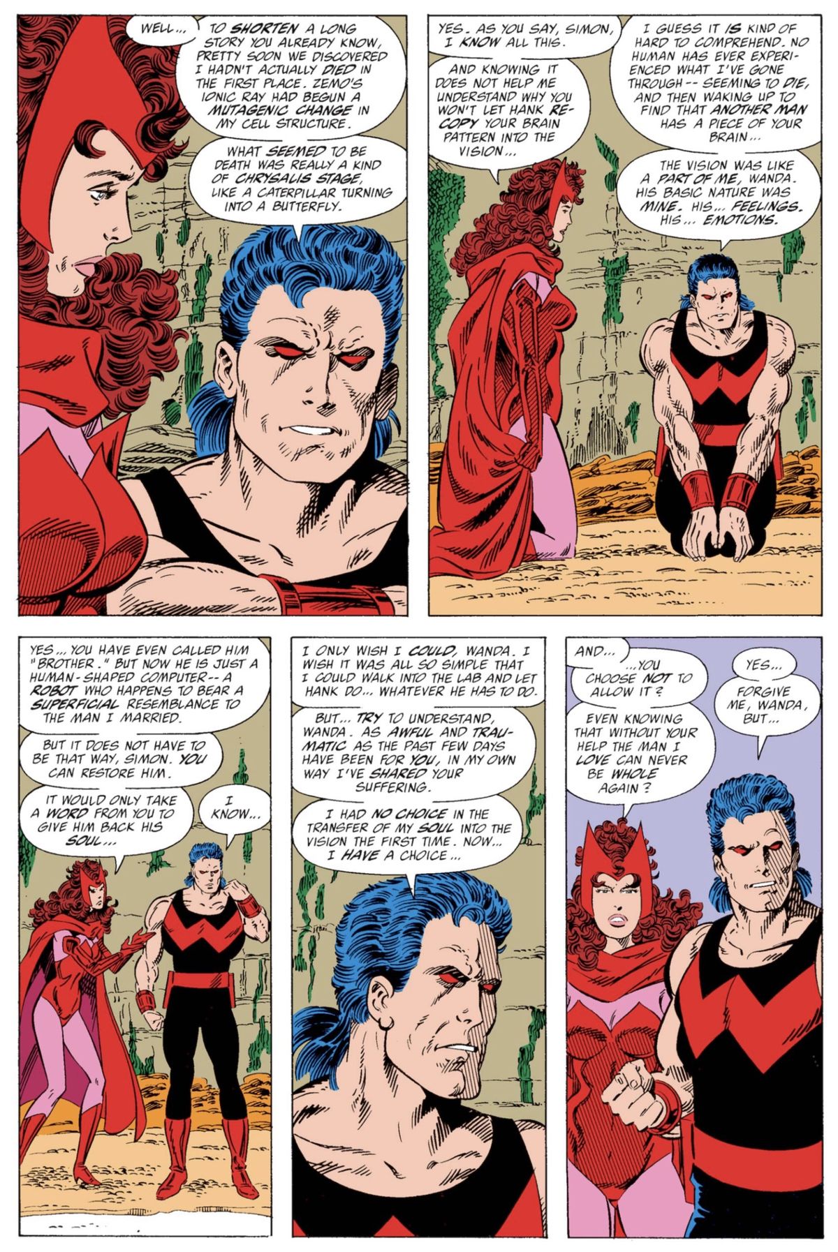 Vision Quest - the comic story that changed the Vision and Wanda ...