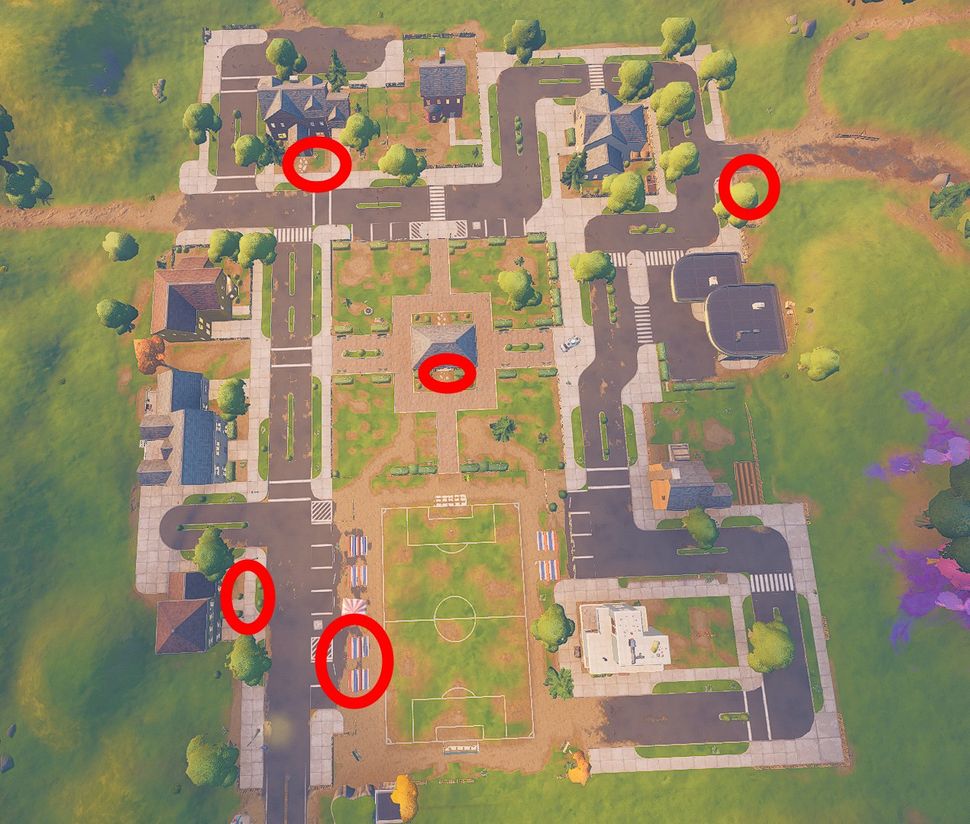 Where to place welcome signs at Pleasant Park in Fortnite | PC Gamer