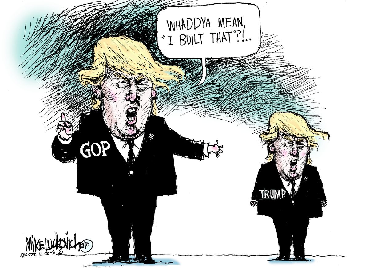 Political cartoon U.S. 2016 election GOP Donald Trump | The Week