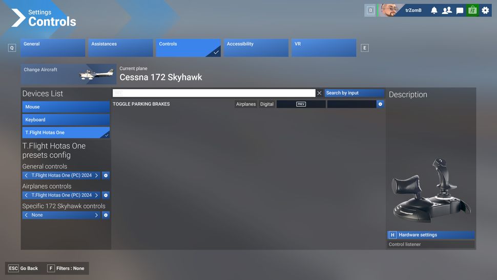 Thrustmaster T.Flight Hotas One Microsoft Flight Simulator Edition ...