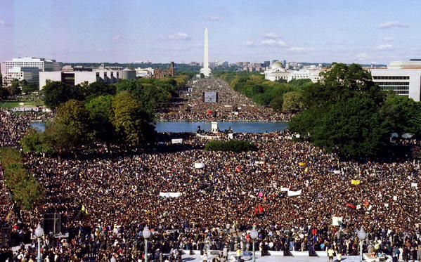 Activists commemorate 20th anniversary of Million Man March | The Week