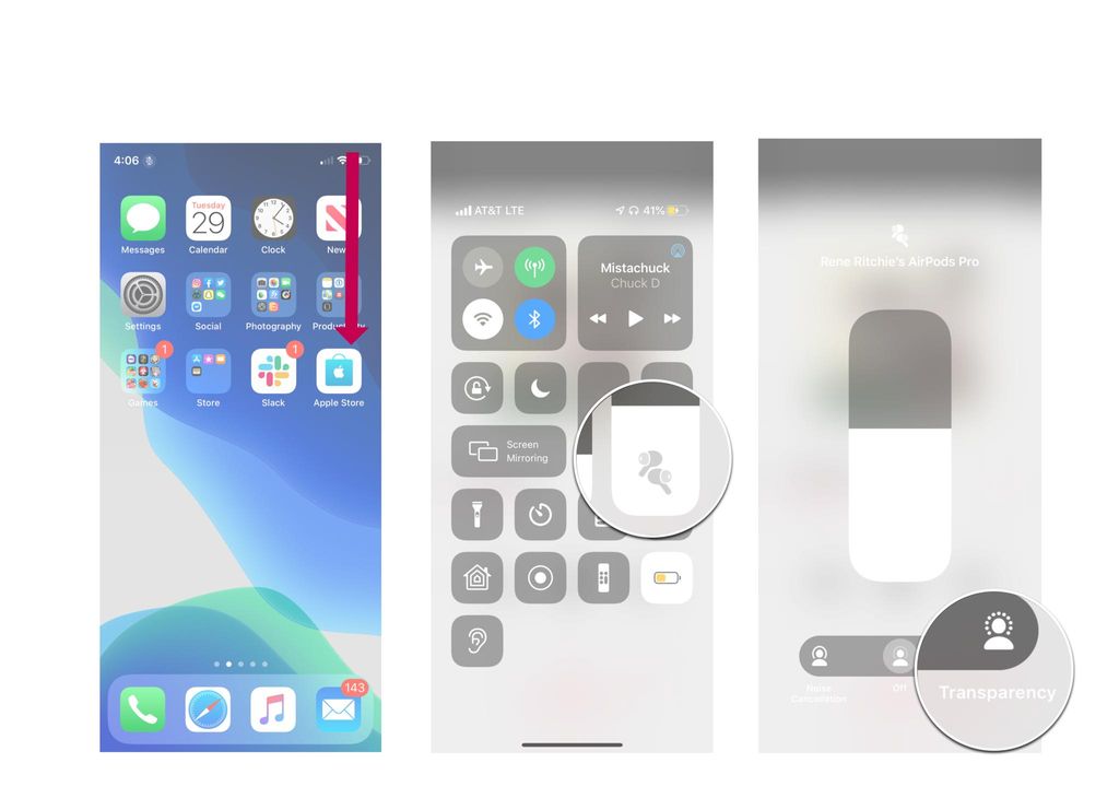 How to use Transparency Mode on AirPods Pro | iMore