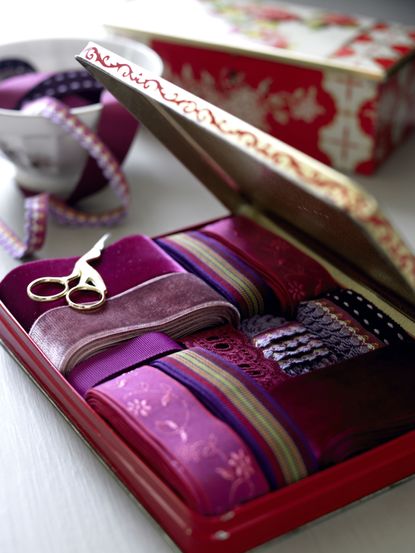 Ribbon storage ideas: 12 ways to organize ribbons and trims | Homes ...