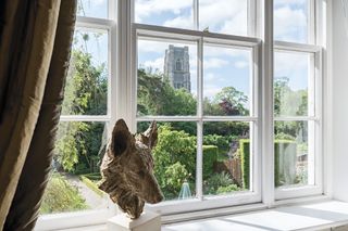 A grand manor house with a window taken from Lord Nelson's flagship ...