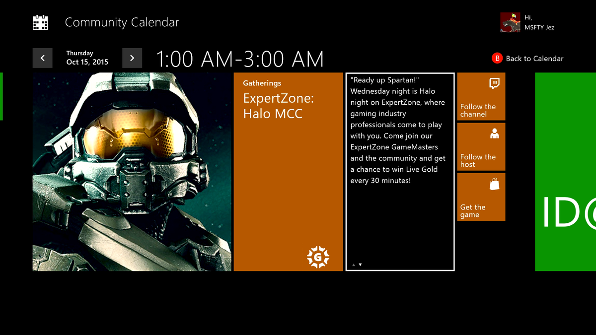 Check out Xbox's new Community Calendar, available now to NXOE insiders ...