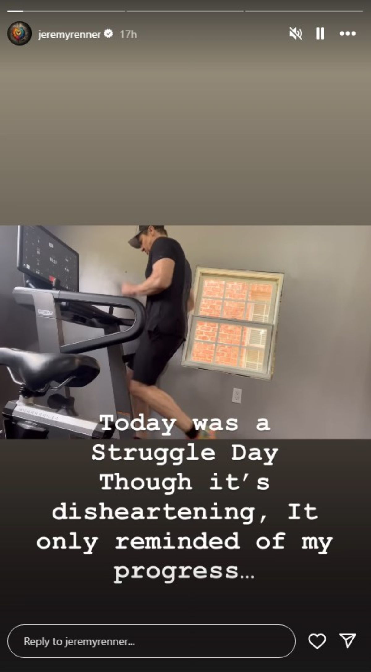 'Today Was A Struggle Day': Jeremy Renner Admits He's Still Having ...