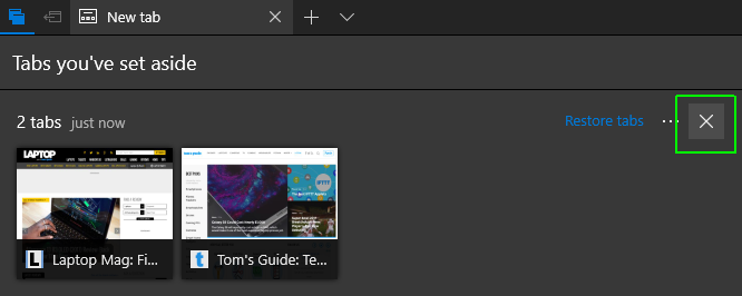 How to Set Tabs Aside in Edge Browser | Laptop Mag