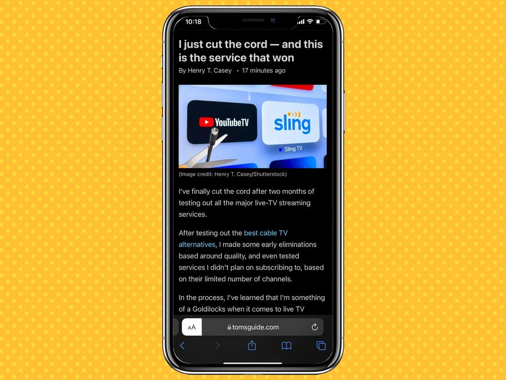 How to use the new tab bar in iOS 15 Safari | Tom's Guide