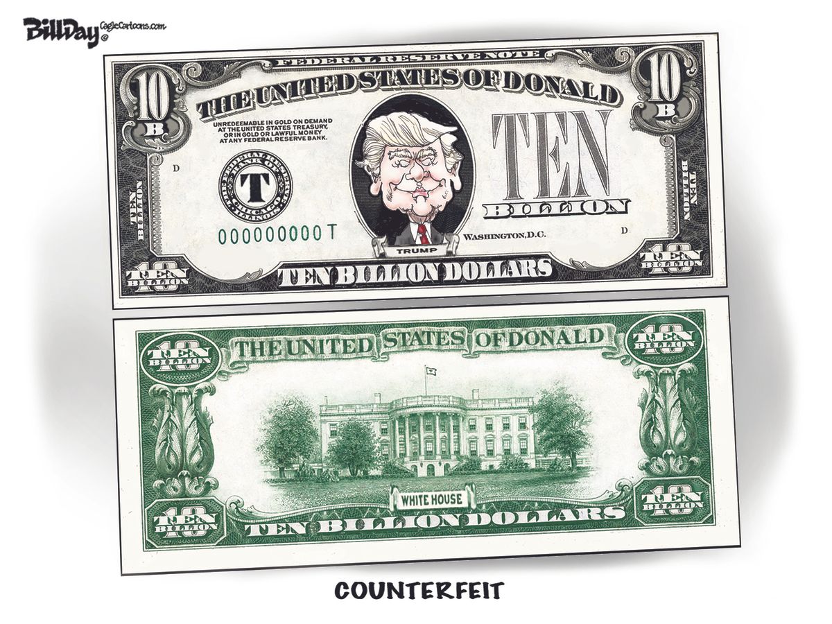 Political cartoon U.S. Donald Trump | The Week