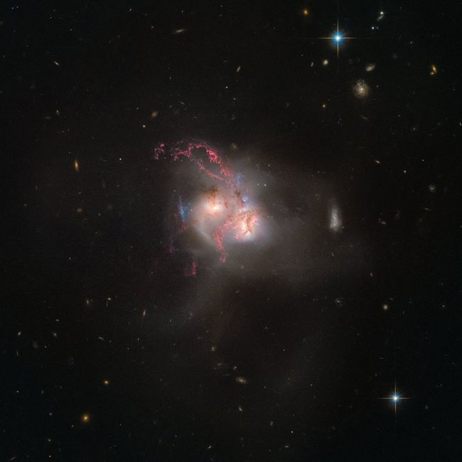 Cosmic Crash: Galaxies Head for Collision in Stunning Hubble Image | Space