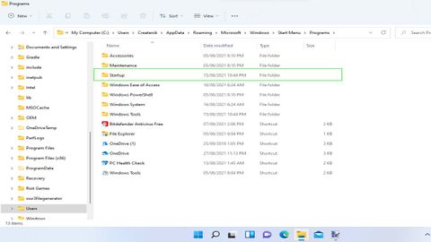 How to find the Windows 11 startup folder location | Laptop Mag