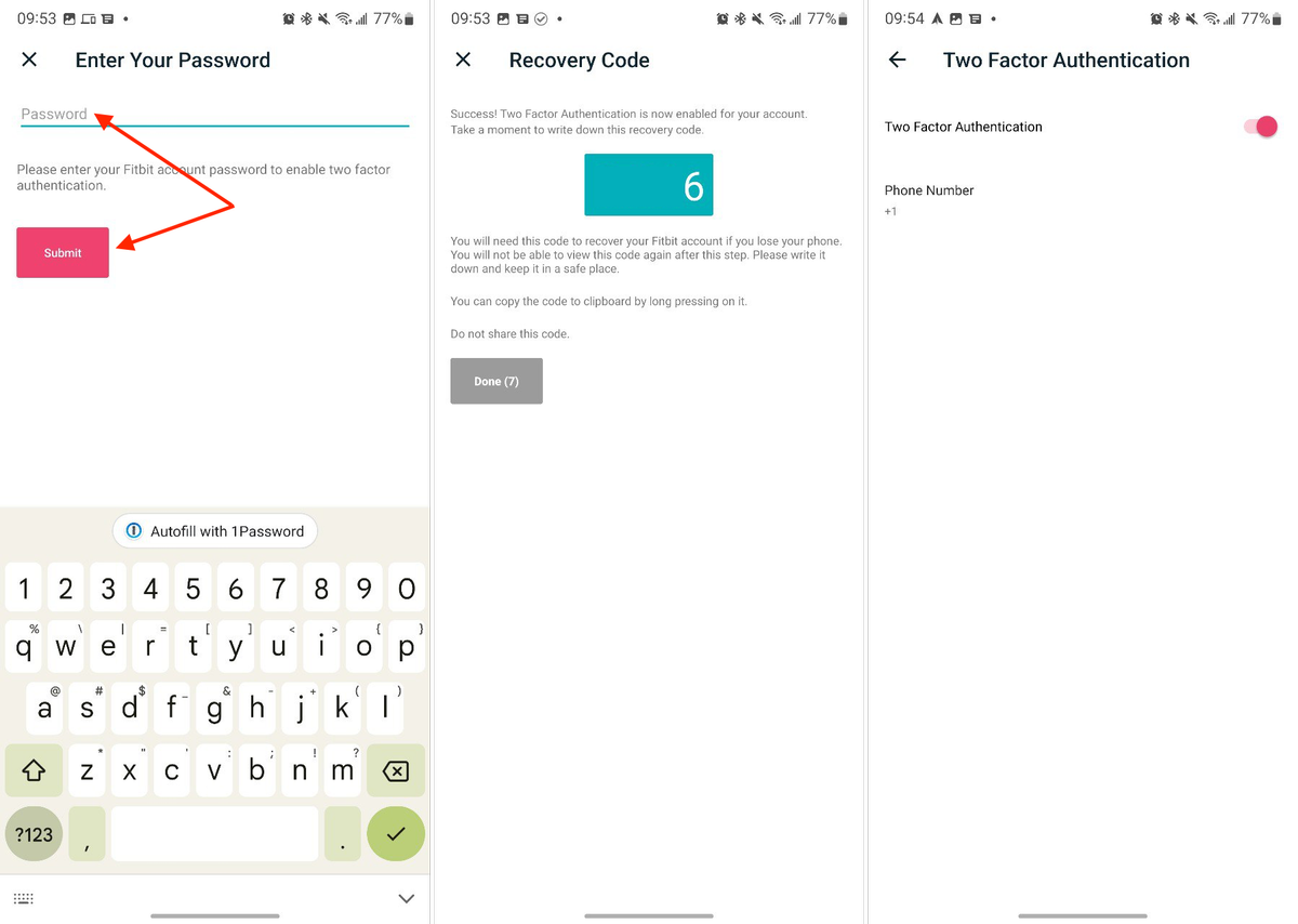 How to set up two-factor authentication on your Fitbit device | Android ...