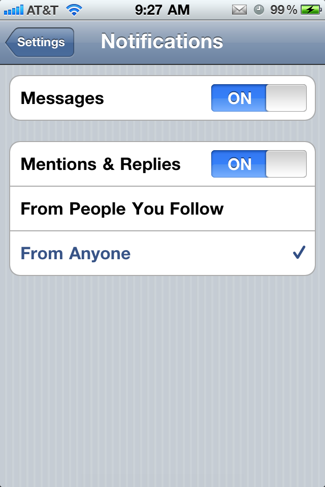 Daily Tip: how to customize push notifications for Twitter | iMore