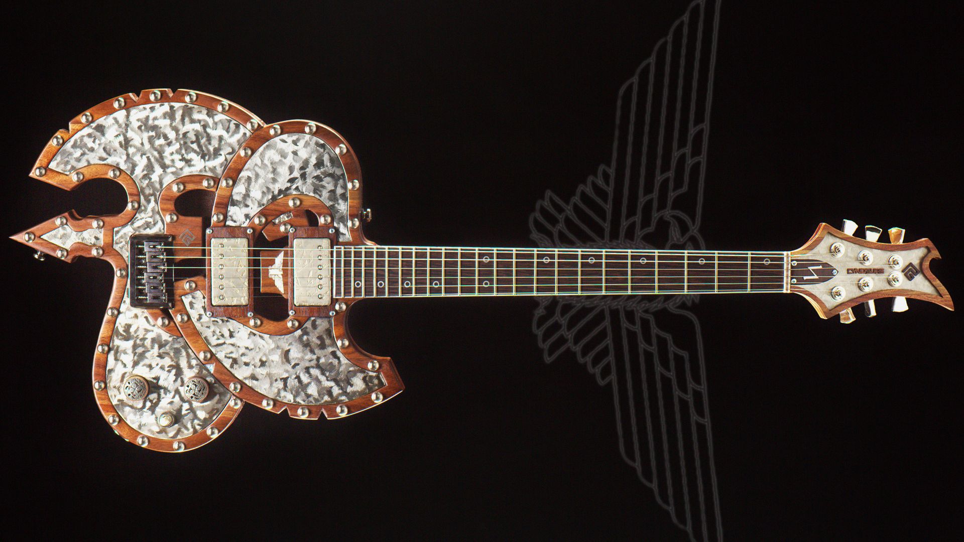 These Alice In Wonderland and Saxon guitars have to be seen to be ...