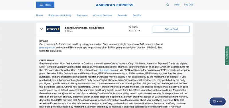American Express targets some customers with new ESPN+ offer | What to ...