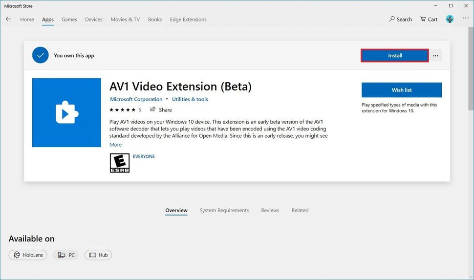 How to enable AV1 video playback support in Windows 10 | Windows Central