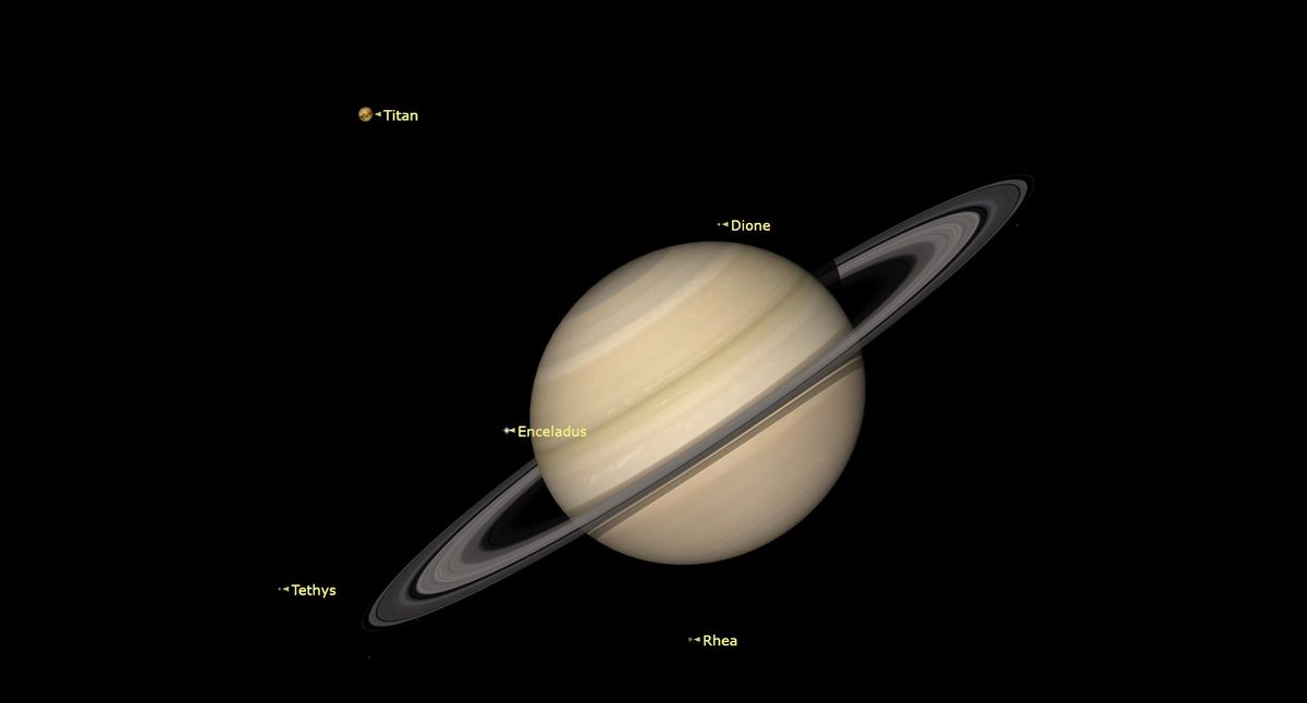 Watch the moon snuggle up to Saturn in the night sky on June 9 | Space