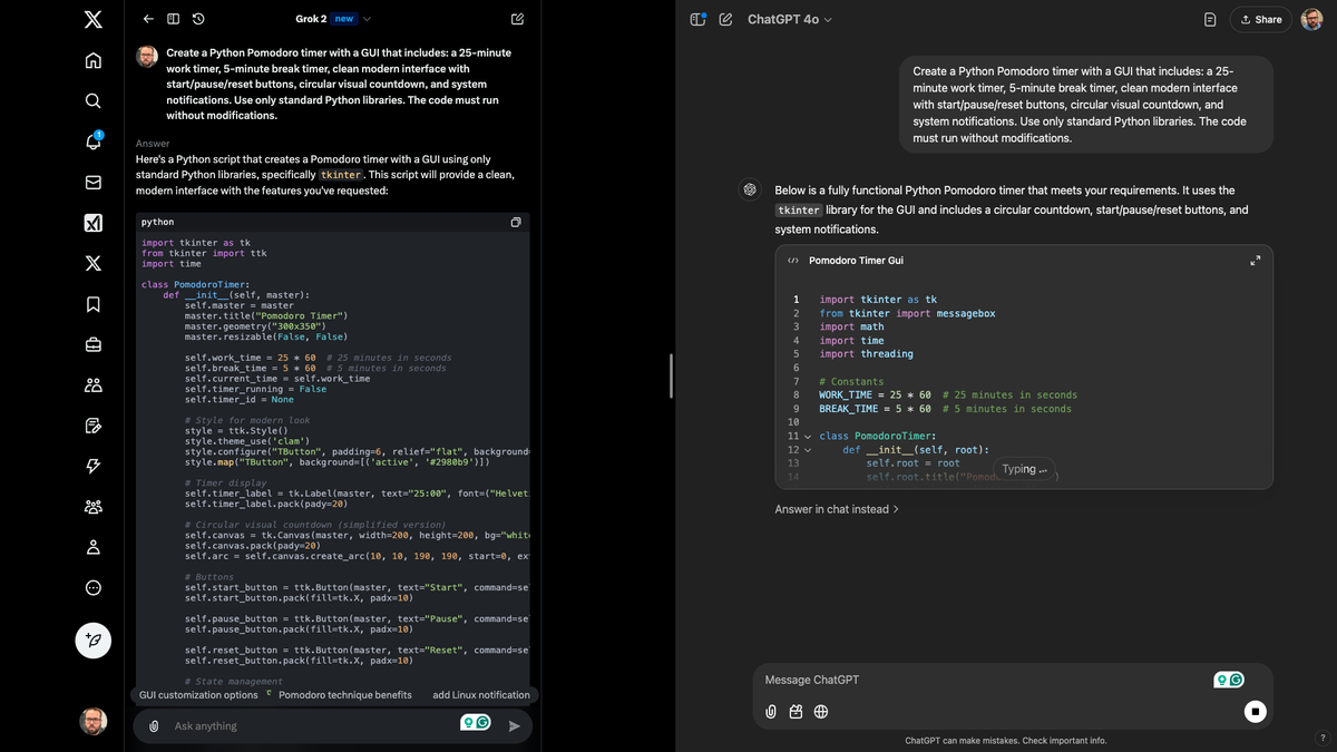 I put ChatGPT vs Grok to the test with 7 prompts — here's the winner ...