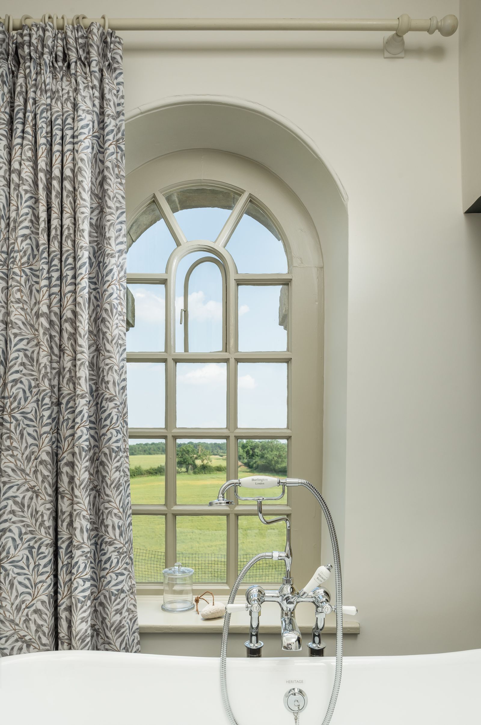 Explore an ancient folly, filled with hand-painted frescos, quirky modern furniture and ...
