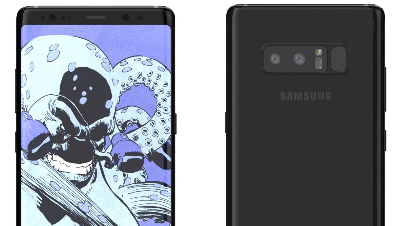 New spy shots may have revealed the Galaxy Note 8 in its final form ...