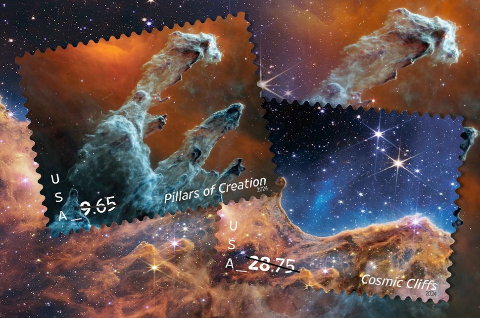 Webb Space Telescope images to feature on US Priority Mail stamps in ...