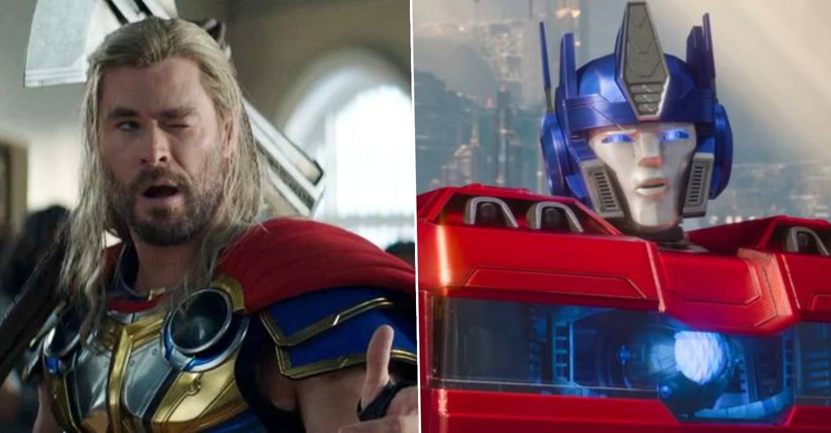 Chris Hemsworth compares Optimus Prime and Megatron’s Transformers One relationship to Thor and ...