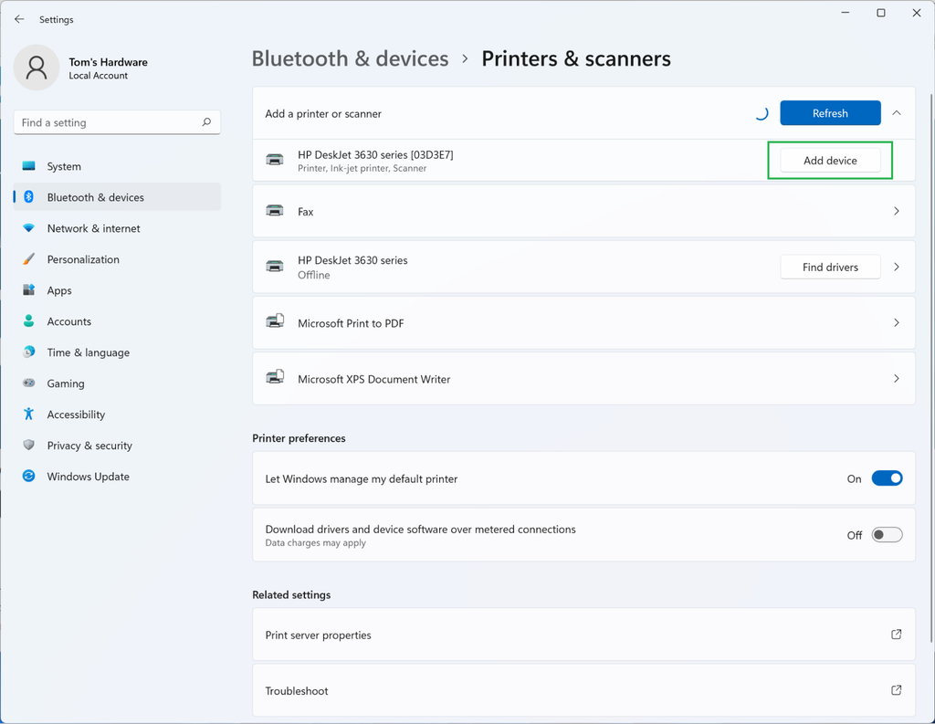 How to Add a Printer in Windows 11 or 10 | Tom's Hardware