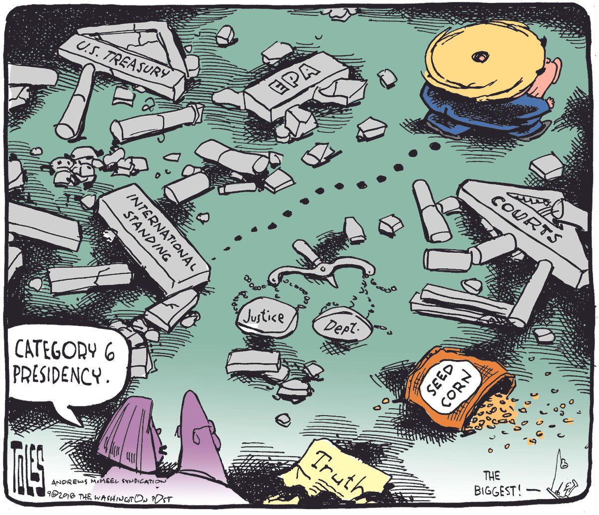 U.S. Trump presidency hurricane | The Week