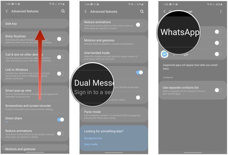 How to use Dual Messenger to manage two Facebook, WhatsApp, or Telegram ...